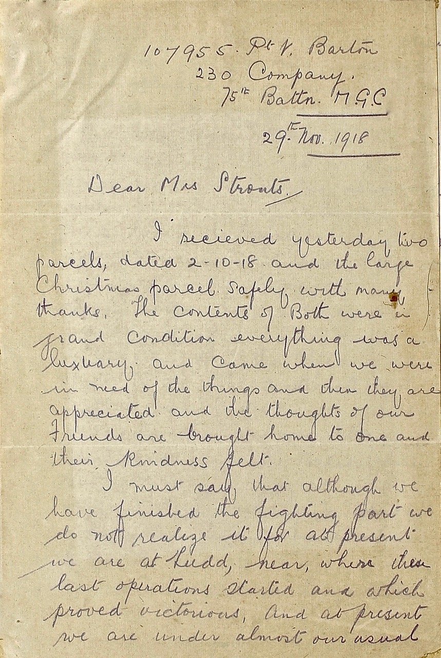 A Legacy in Letters: WWI Soldiers and Their Friends in Great Chart ...